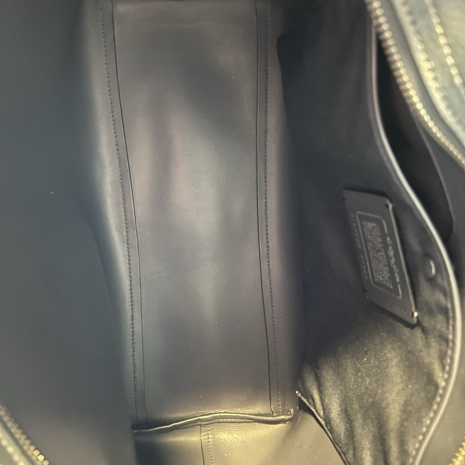 Coach Tote Deep Forest Teal Pebbled Leather Top Zip Tote Bag L1922 ...