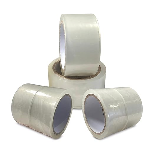 ® 6 Pcs of Clear Packaging Tape 48Mm X 66M - Strong Adhesive Tape for ...