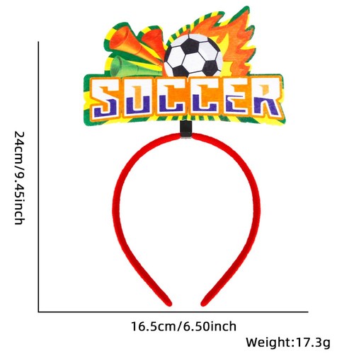 Plastic Football Fans Supplies Headwear Football Elements Plush Texture ...