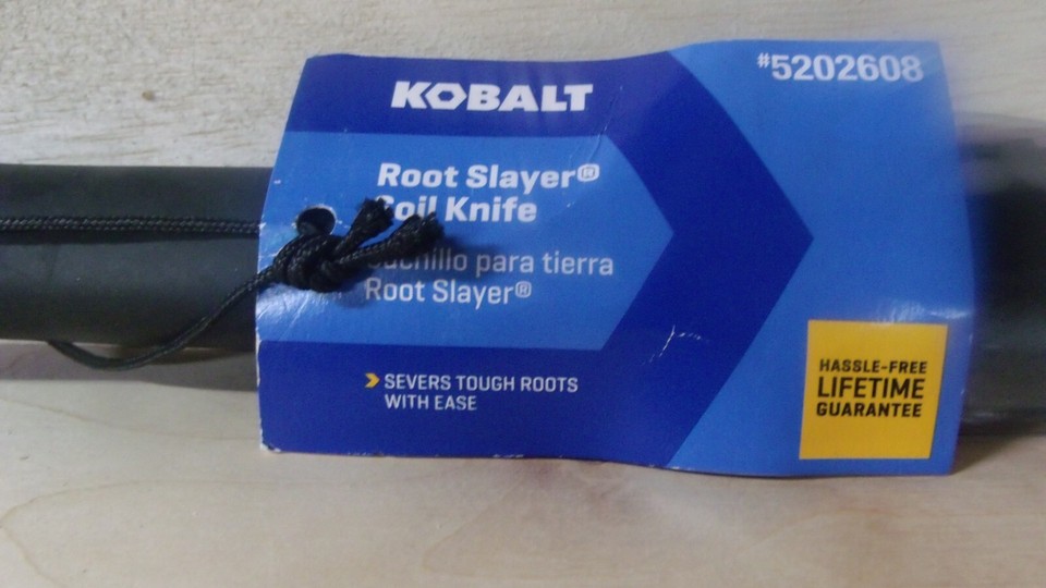 Kobalt Root Slayer Soil Knife Brand New Lifetime guarantee from Kobalt ...