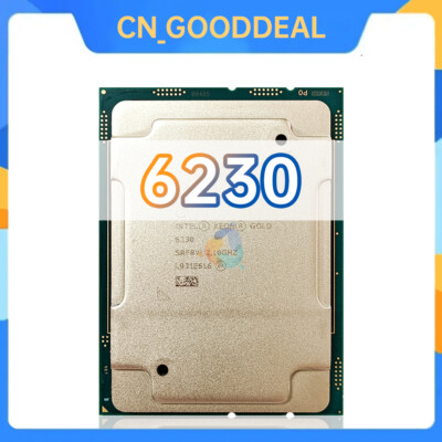 Intel Xeon Gold 6230 SRF8W 2.1GHz 20Cores 40Threads 27.5MB 125W LGA3647 ...