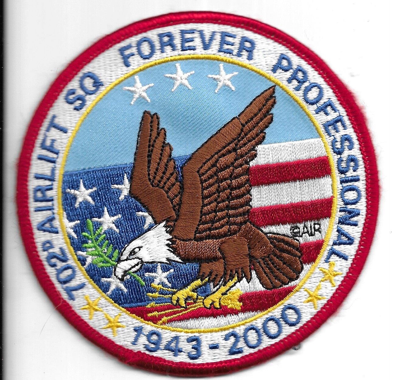 USAF PATCH 702 AIRLIFT SQUADRON 1943-2000 US AIR FORCE SQUADRON PATCH ...