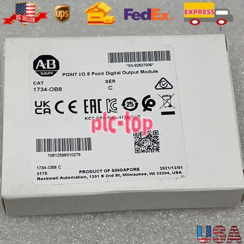 Sealed Allen Bradley 1734-OB8 SER C POINT I/O Digital Output Module US ...