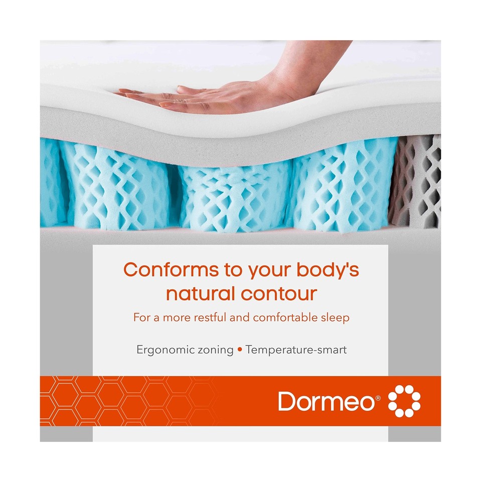 Dormeo Relieving Octaspring Technology Mattress Topper - Cooling Bed ...