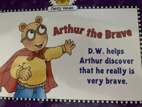 Arthur The Brave - Being Brave - Family Values - Paper Back Copy ...