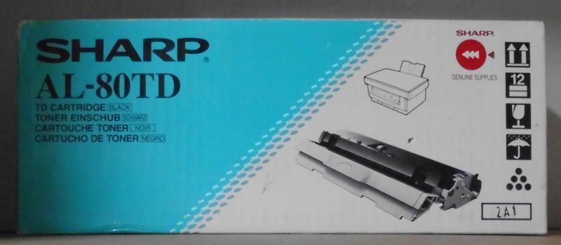 Original Sharp AL-80TD Toner black für AL 800 840 841 880 F 800 840 F ...