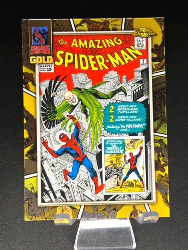 2024 Topps Chrome Marvel Spider-Man Gold The Amazing Spider-Man SG-5 | eBay