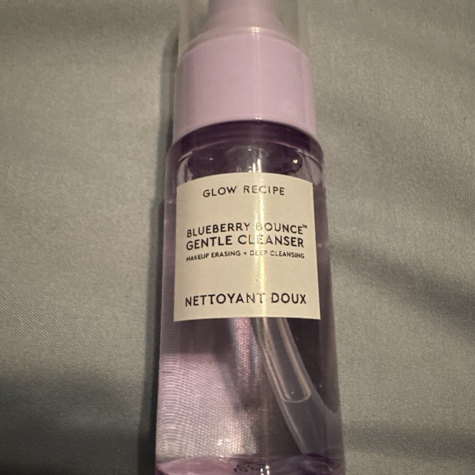 Glow Recipe Blueberry Bounce Gentle Cleanser Hydrating 30mL 1oz. Travel ...