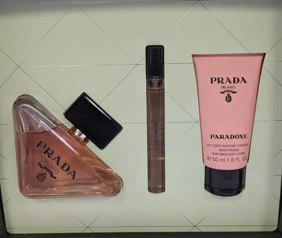 Prada Paradoxe 3pcs Giftset for Women EDP 3o.z & 0.33oz + body lotion 1 ...