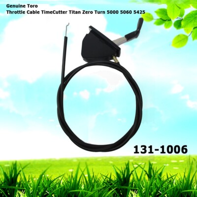 Genuine Toro 131-1006 Throttle Cable TimeCutter Titan Zero Turn 5000 ...
