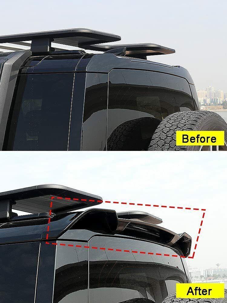 Rear Tail Spoiler Wing Trunk Lip Fit for LR Defender 2020-2024 90 2D ...