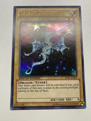 Yu-Gi-Oh! GALAXY SERPENT Ultra Rare Limited Edition JOTL-ENSP1 MP | eBay