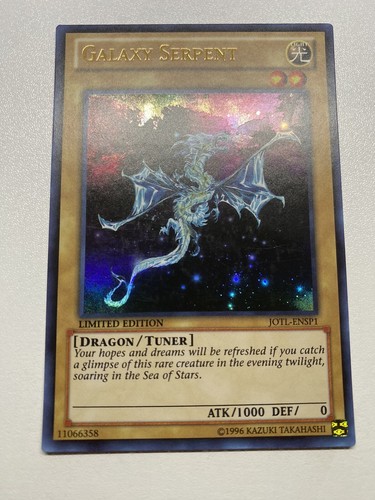Yu-Gi-Oh! GALAXY SERPENT Ultra Rare Limited Edition JOTL-ENSP1 MP | eBay