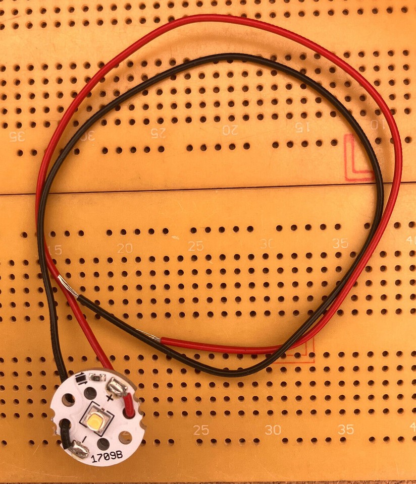 Cree XP-G2 Warm White Q4 2700K 4.9W High Power LED 16mm Round & Leads ...