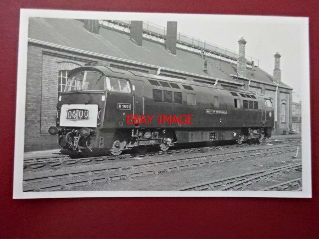 PHOTO BR CLASS 52 WESTERN LOCO NO D1001 WESTERN PATHFINDER AT WORCESTER ...