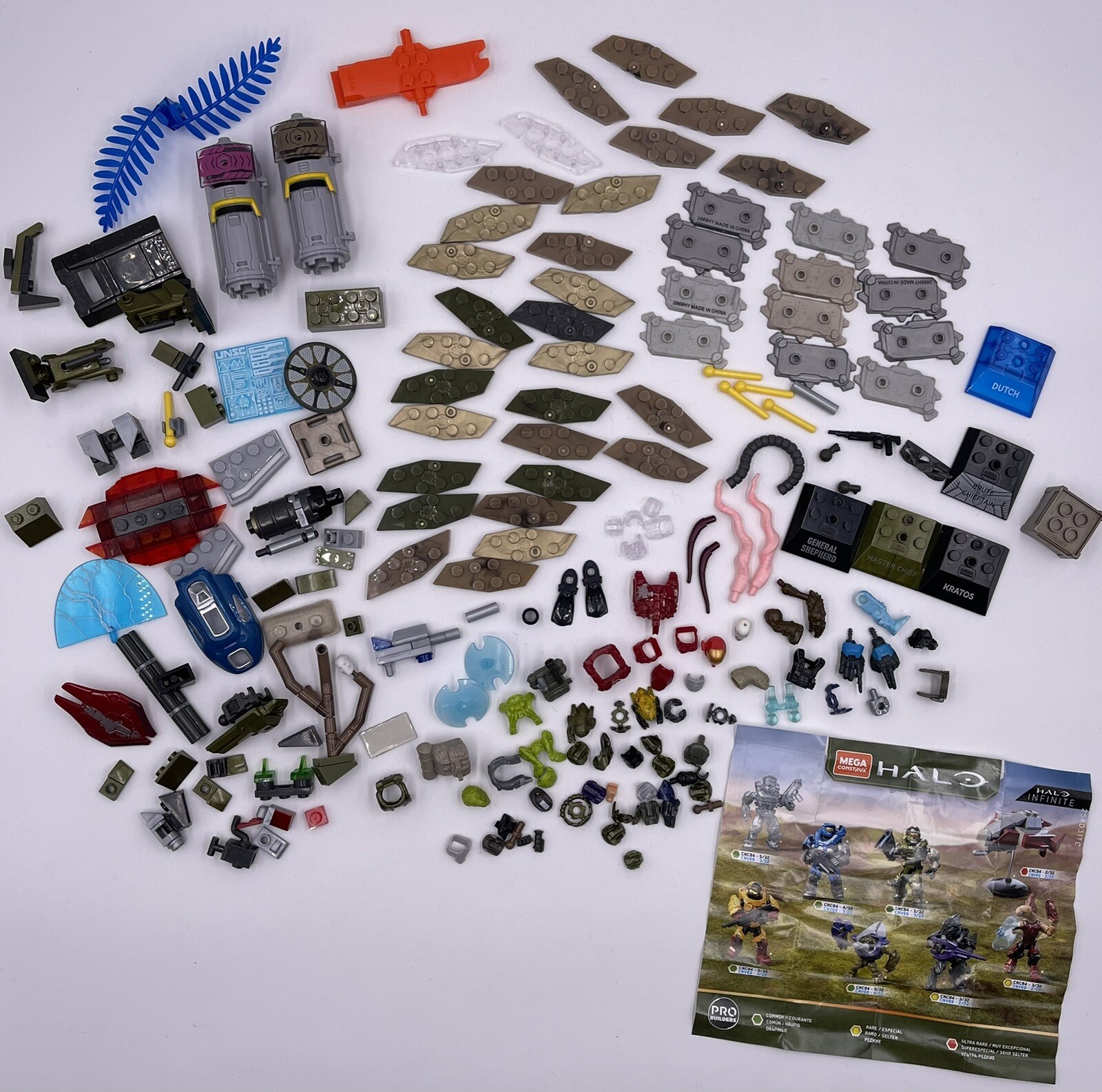 MEGA Bloks Construx Halo COD God Of War Predator 75+ Mini Figures & 90 ...