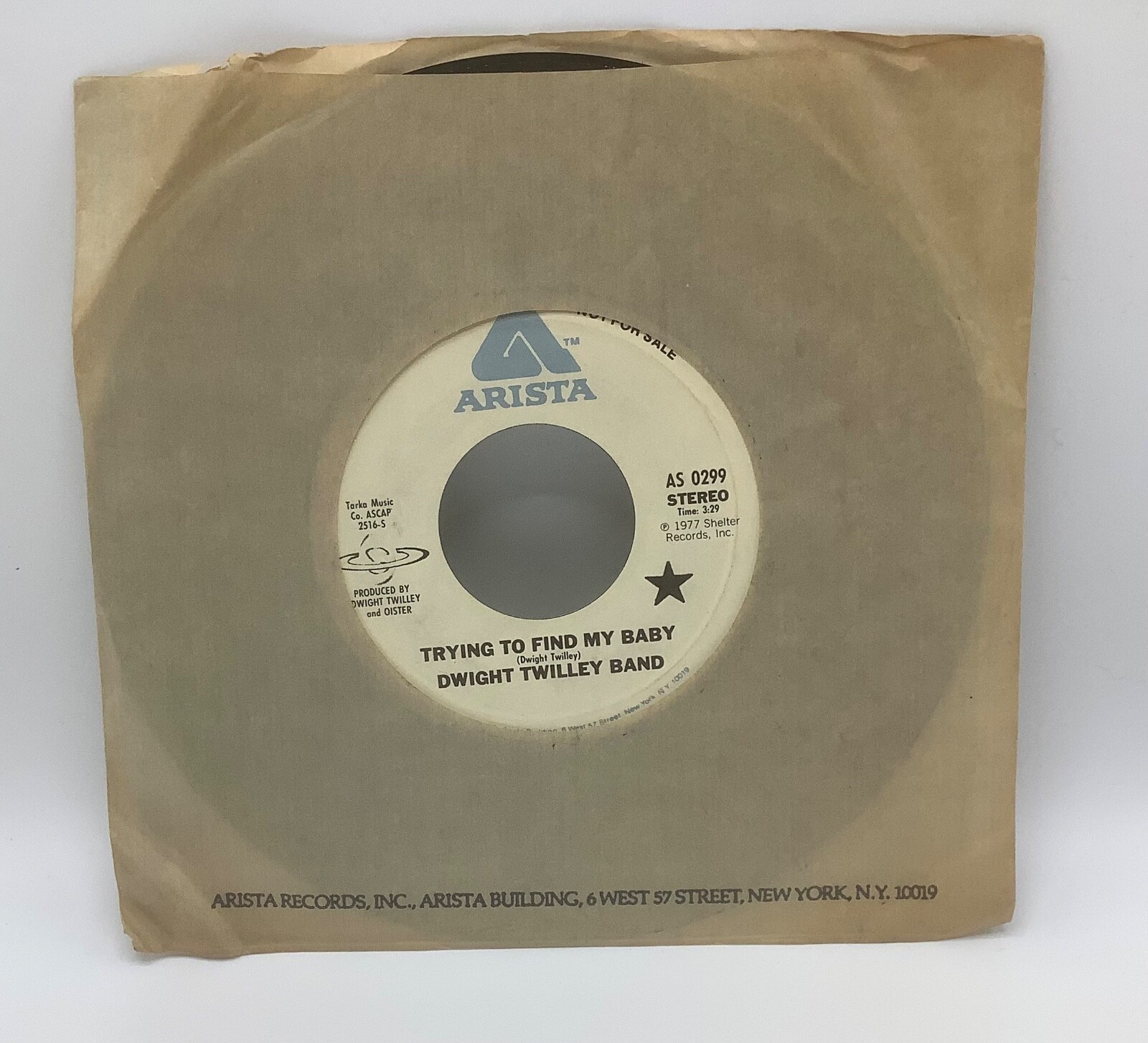 Dwight Twilley Band-Trying to Find My Baby-1977 7” 45rpm Records Mono ...