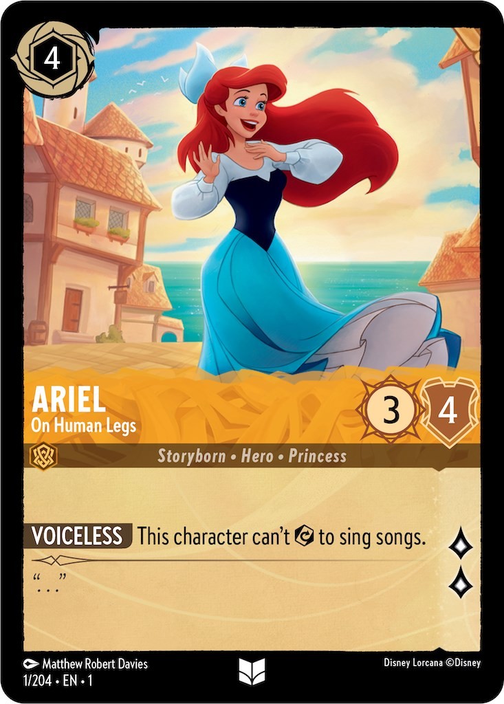 Ariel - On Human Legs 1/204 NM Normal The First Chapter EN | eBay