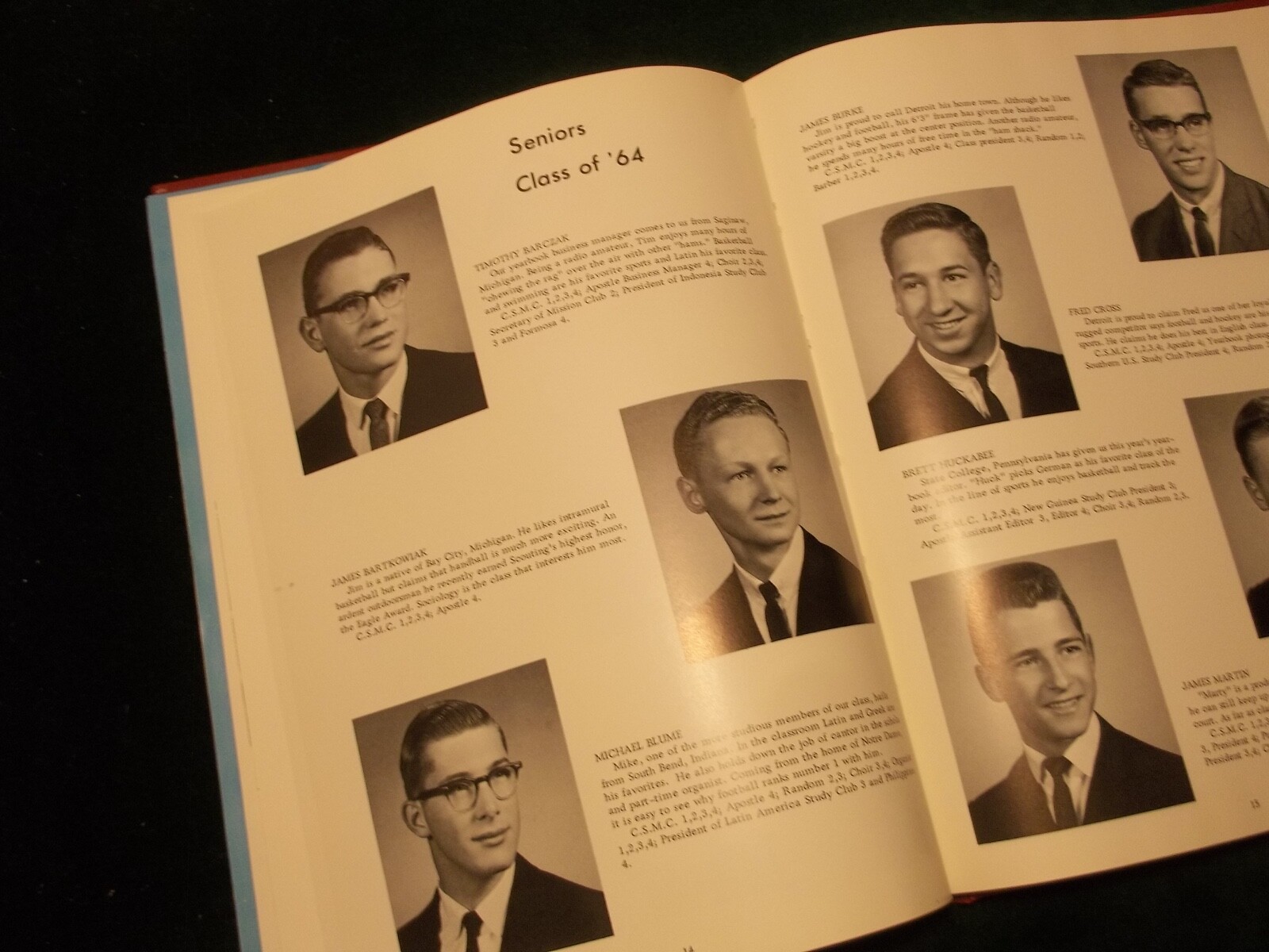 1964 " APOSTLE " Divine Word Seminary Yearbook w/certificate-Perrysburg ...