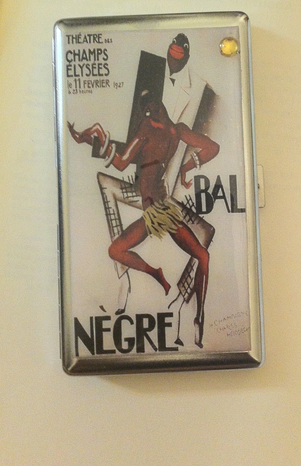 Champs Elysees BAL NEGRE Mirror Tissues 120s Cigarette Case Business ...