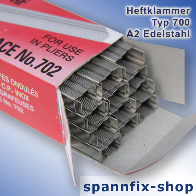 Heftzange Clipper Heftklammern Typ 700 A2 Edelstahl Klammern Zange ...
