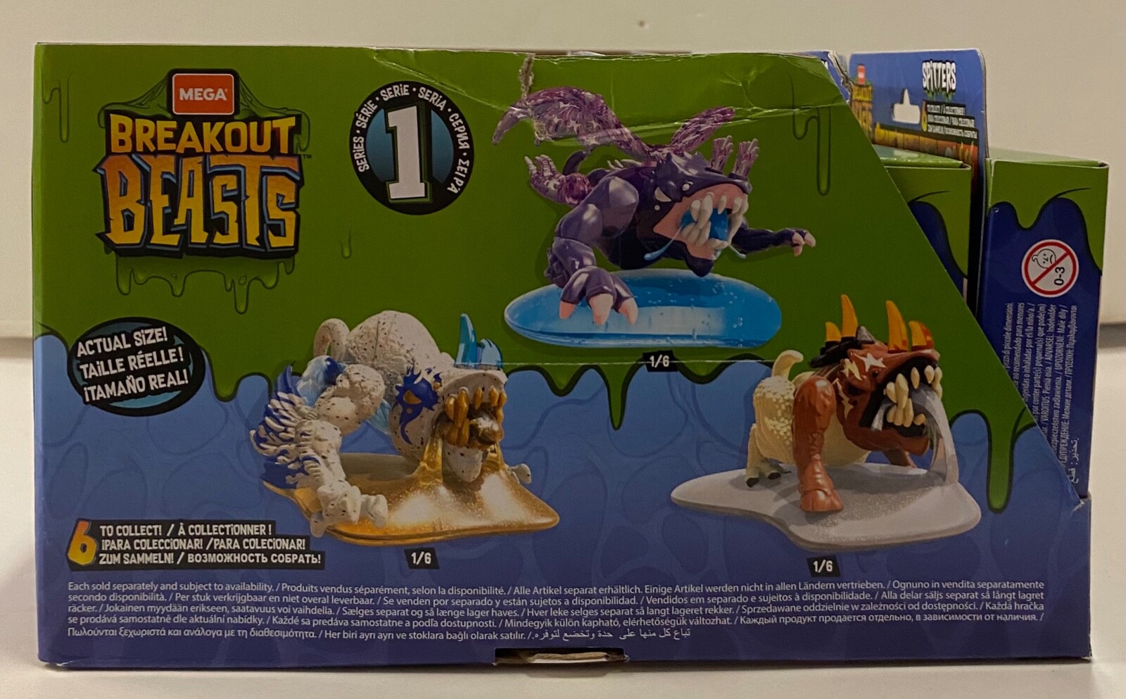 MEGA Breakout Beasts Spitters Series 1 Slime 3d Figure Mattel for sale ...