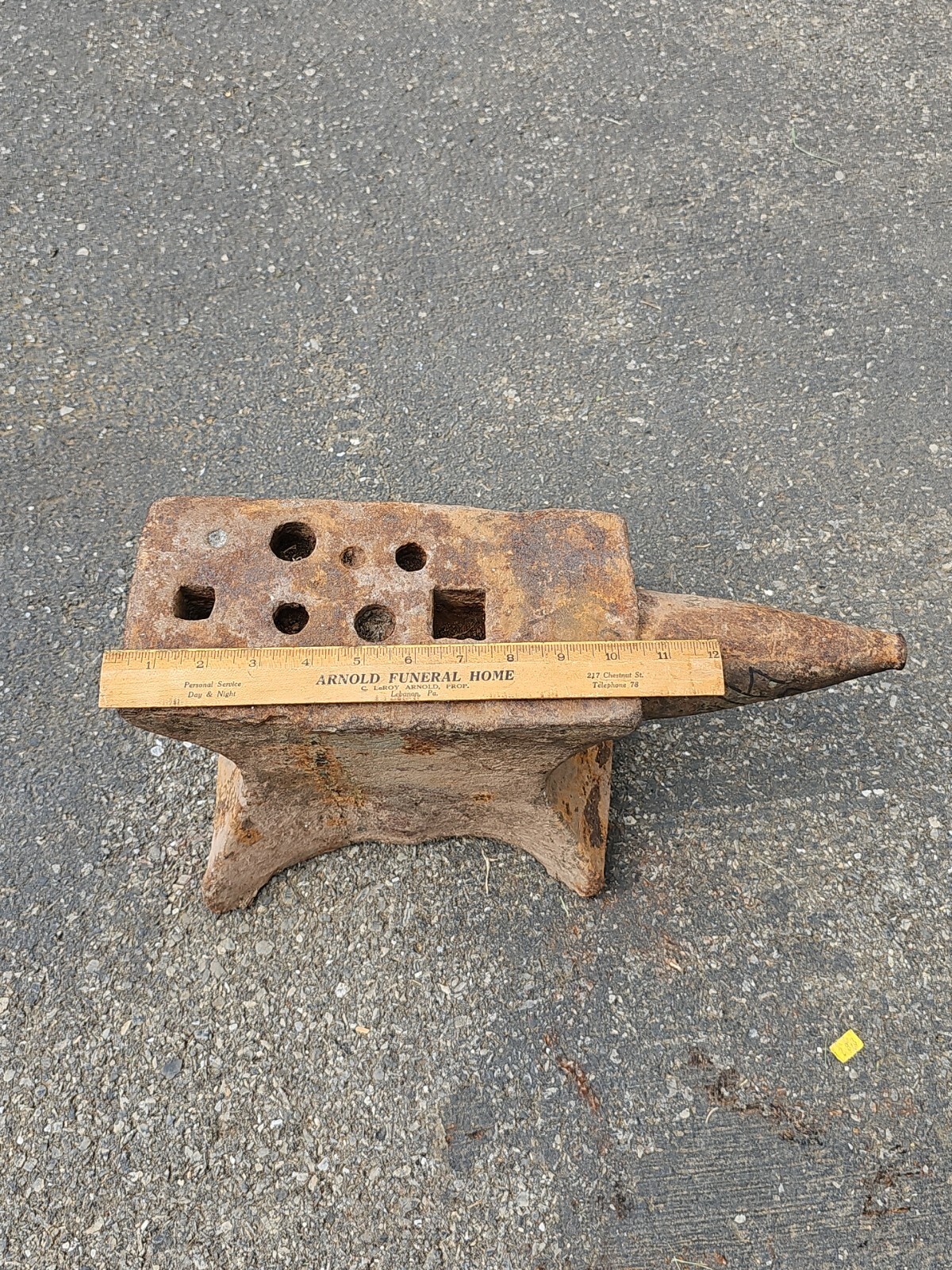 #4- Antique 1700s Colonial Anvil - Early Modifications- AS IS - 85 lbs ...