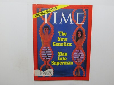 TIME MAGAZINE APRIL 19 1971 THE NEW GENETICS: MAN INTO SUPERMAN AP | eBay