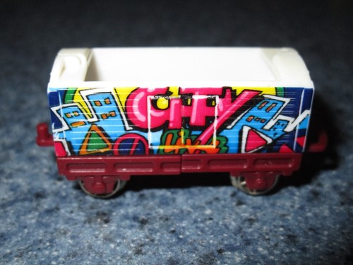 Ferrero 99 Kinder Egg Joy Miniature GRAFFITI CITY TRAIN CAR Toy ...