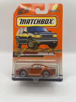 Matchbox 1999 Porsche 959 Orange 17/100 1:58 Model Car | eBay