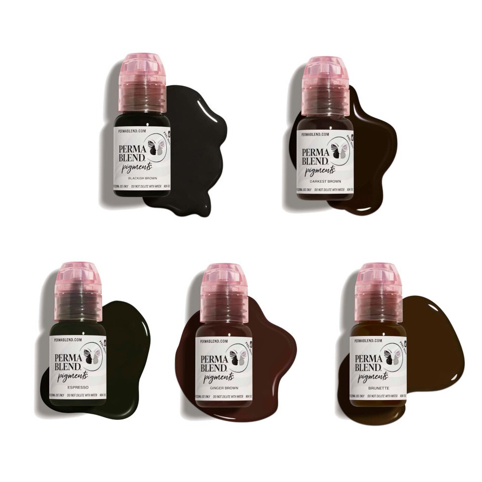PERMA BLEND Set Kit Permanent Makeup Microblading Pigments Permablend ...