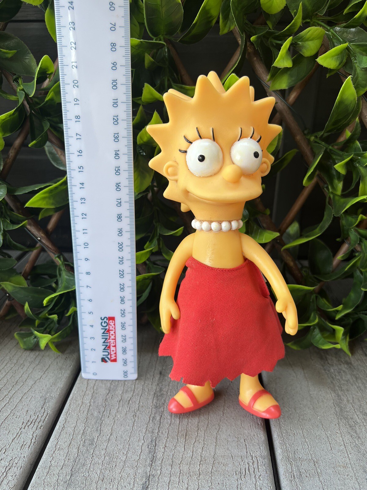 Old Vintage The Simpsons Lisa Plastic Toy Stands Approx 21cm the ...