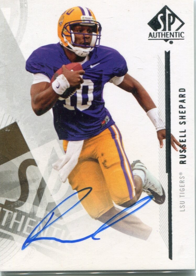 2013 SP Authentic - RUSSELL SHEPARD - Autograph Rookie - LSU TIGERS | eBay