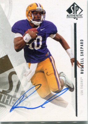 2013 SP Authentic - RUSSELL SHEPARD - Autograph Rookie - LSU TIGERS | eBay