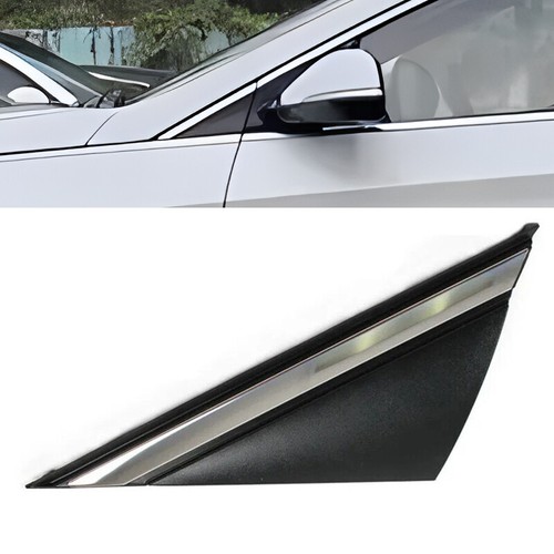 Left Door side Corner Mirror Triangle plate Trim Fit for Hyundai 15-19 ...