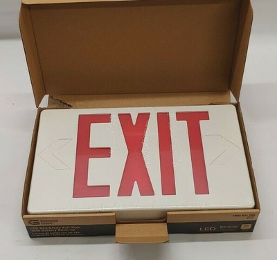 Exit Signs - Glass Exit Sign