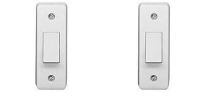 2 x Crabtree 4177 Architrave Light Switches 1 Gang 2 Way SP 10 Amp ...