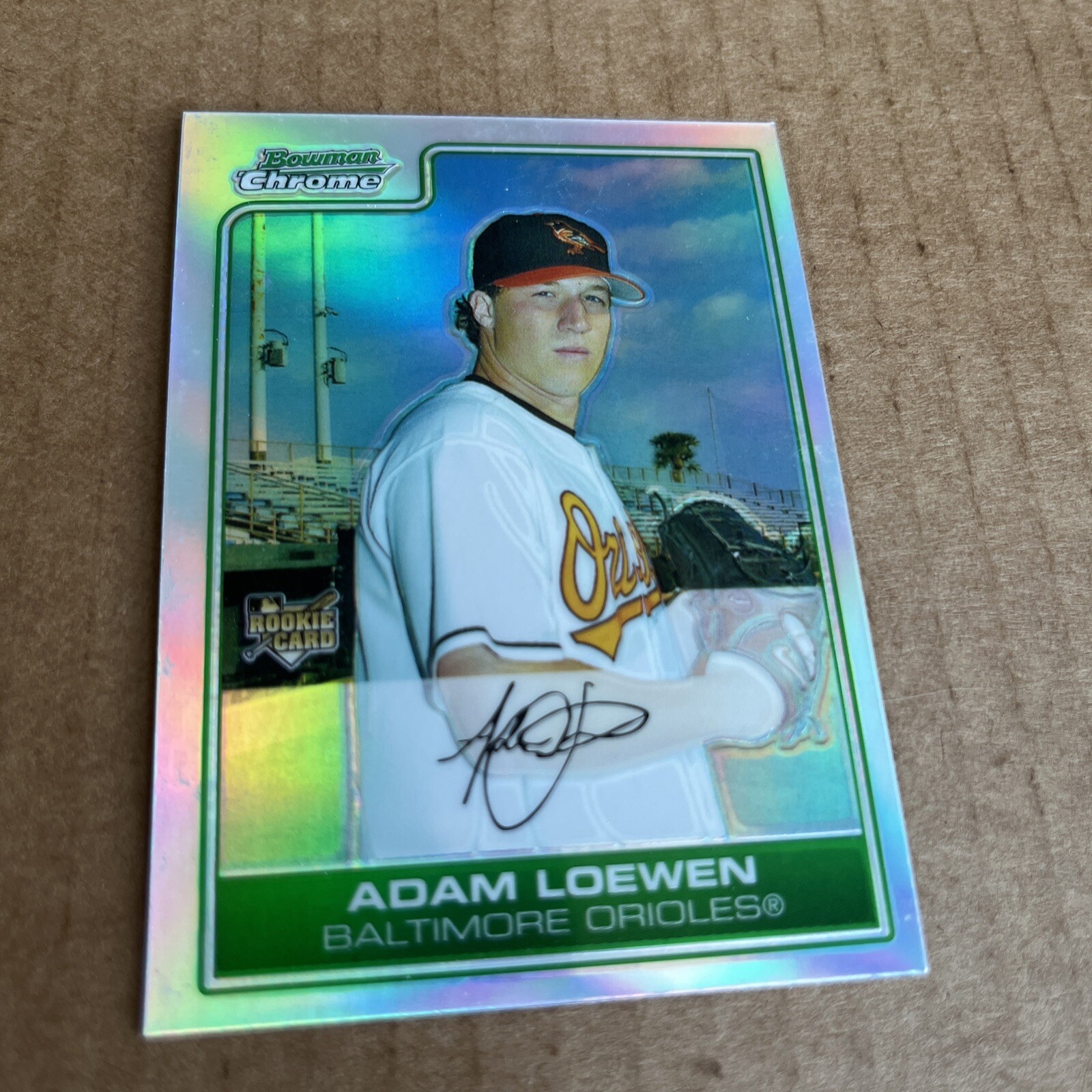 2006 Bowman Chrome REFRACTOR Adam Loewen RC #216 Orioles Baseball Card ...