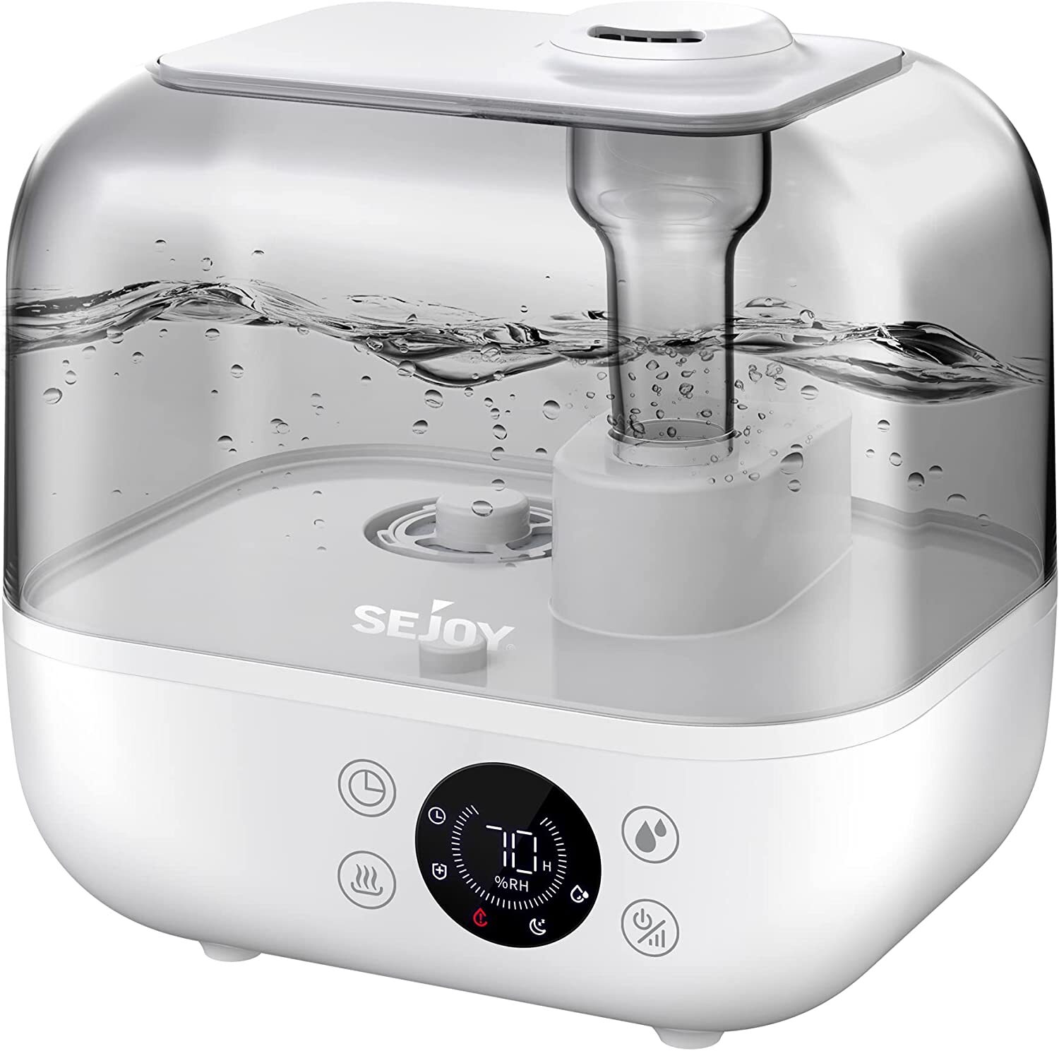 SEJOY 5L Cool Mist Humidifier Essential Oil Remote Control LED Display ...