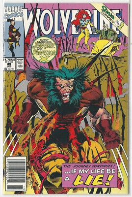 1991 Marvel - Wolverine # 49 Newsstand - High Grade Copy | eBay