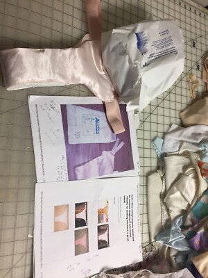 Vintage Style Kotex Sanitary Belt Pink Satin Pockets Encase Pad Fits 39 ...