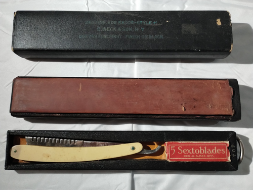 Sextoblade Razor Style H (or M?), E Weck and Sons With Box | eBay