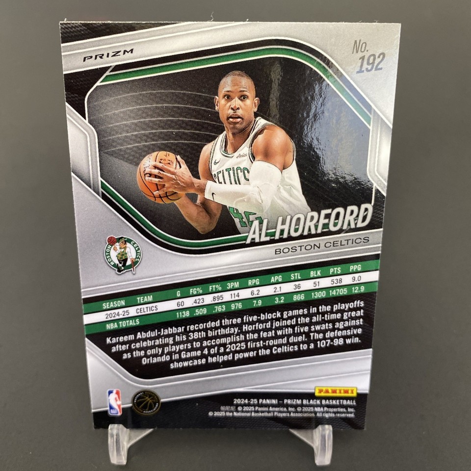2024-25 panini prizm basketball Black Al Horford Red Wave Prizim | eBay