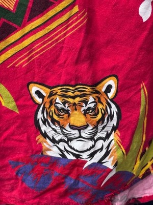 RARE Scarface Shoe Palace Tige Artwork SHORT SLEEVE BUTTON UP SHIRT ...