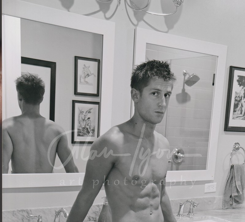 Alan Lyon Original Male Photo gay interest 8x10 (3) George the sink 3 ...