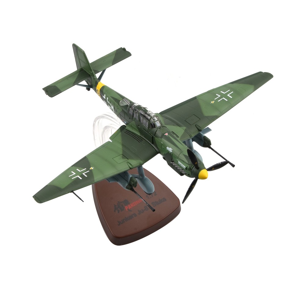 1/72 WWII German Stuka Junkers Ju-87G1 Dive Bomber Model Restore ...
