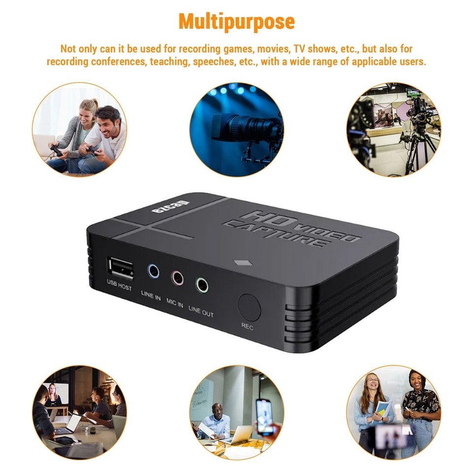 288P Video Capture Card 1080P High Clear Game Recorder Cam Link USB ...