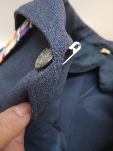 Vtg US Air Force Captain Dress Blue Service Jacket Coat & Cap | eBay