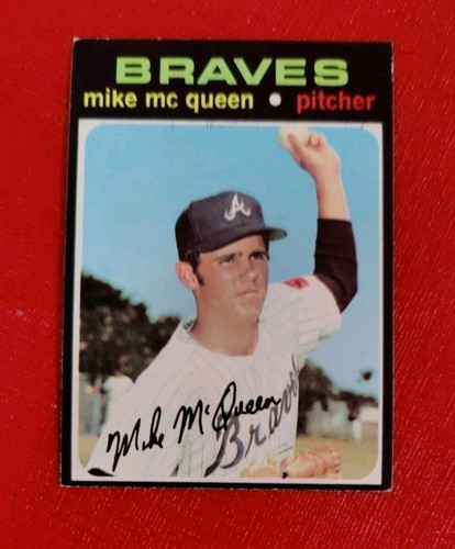 1971 Topps #8 Mike McQueen Atlanta Braves MLB Card EX | eBay