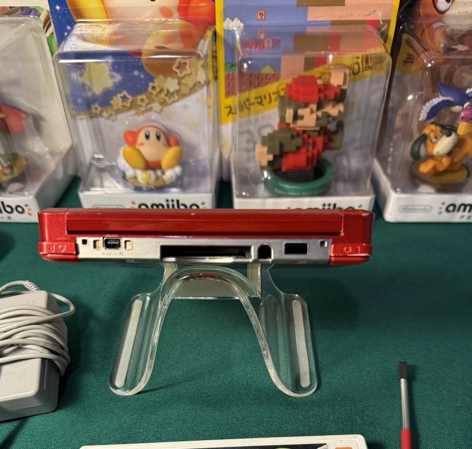 Nintendo 3DS Red Handheld Console CTR-001 with Charger and Stylus | eBay